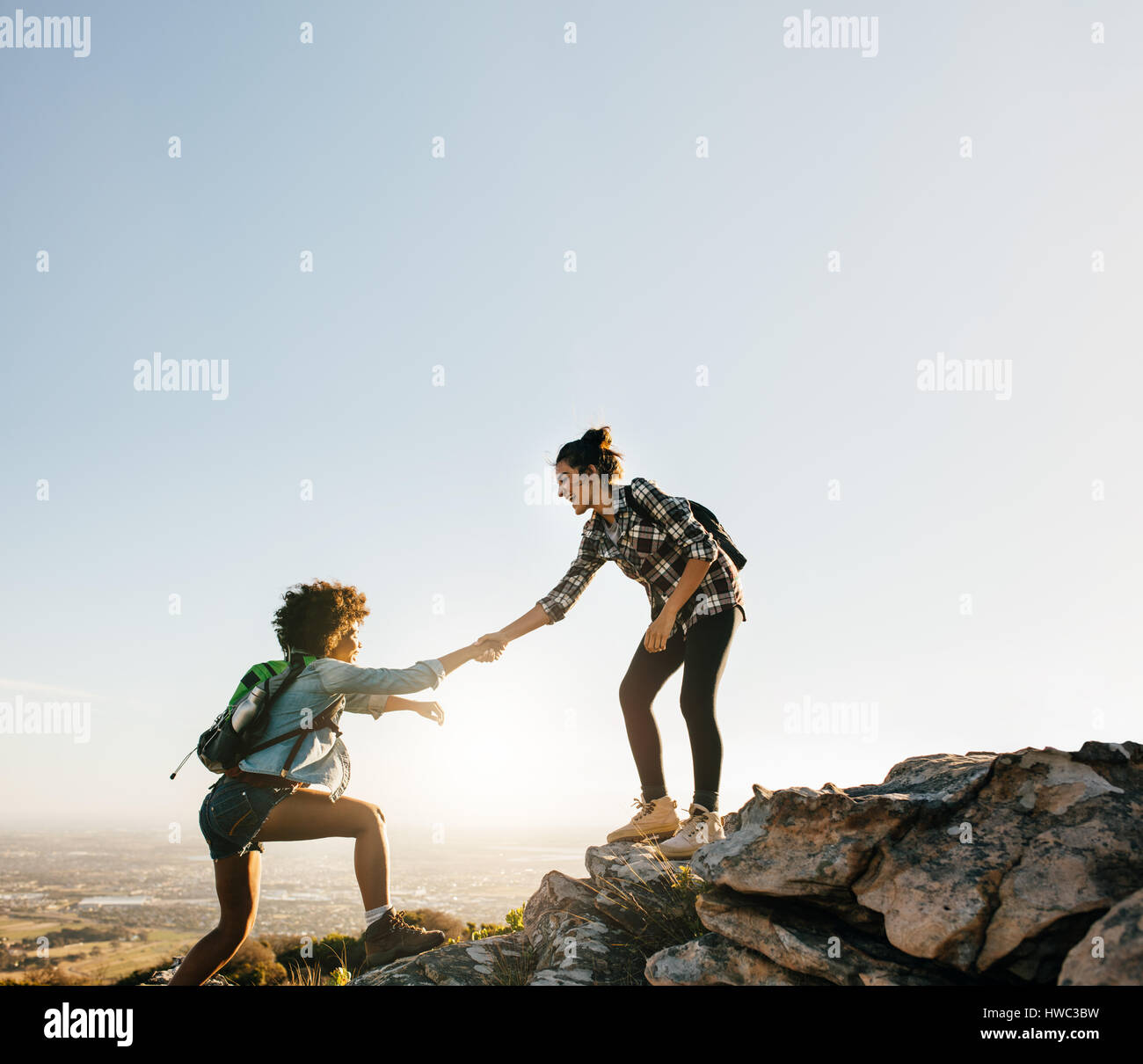 Friends Supporting Each Other