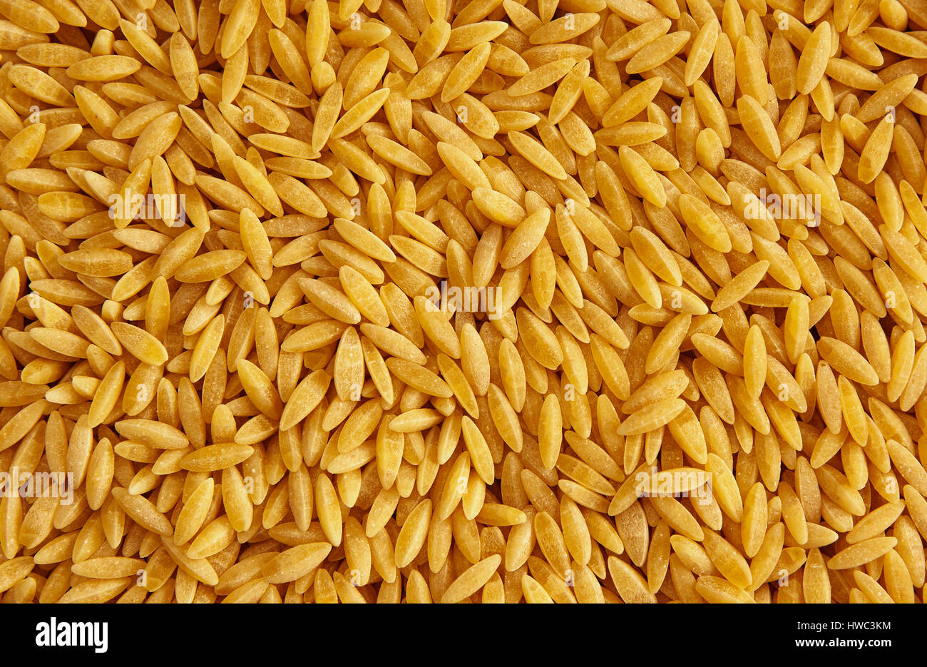 Orzo Pasta Close up Full Frame, close enough to see the shape and ...