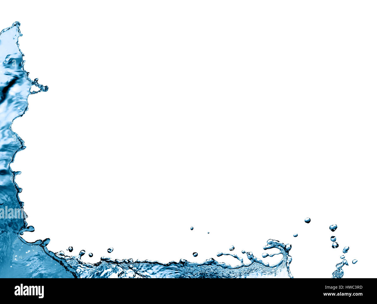 Water Splash Border Splash Frame Stock Illustration By ©lenmdp