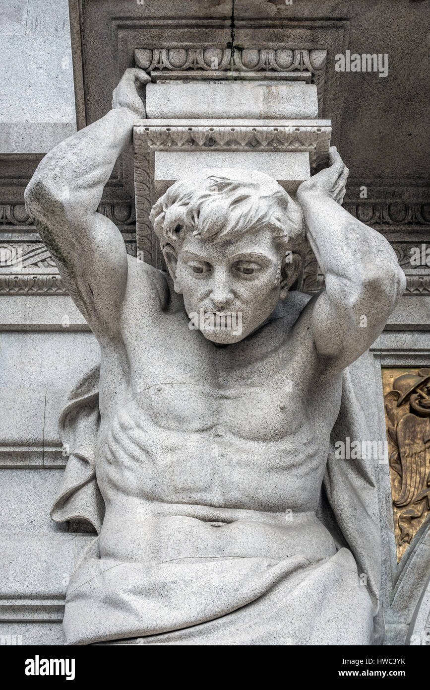 Sculpture of atlas hi-res stock photography and images - Alamy