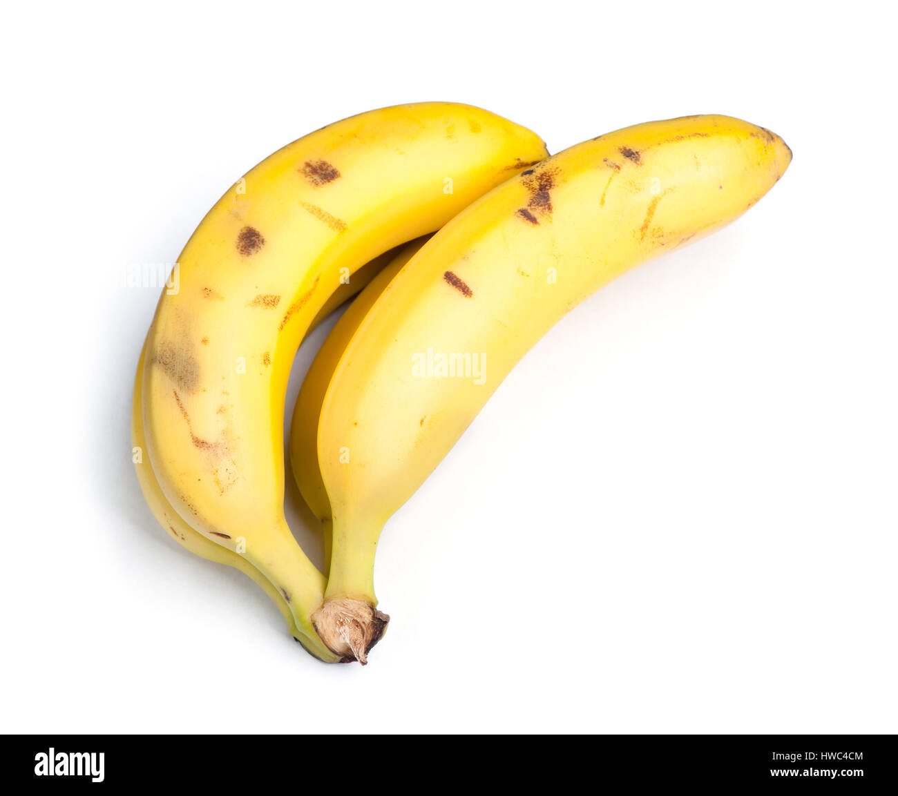 Rotten bananas isolated on white background Stock Photo - Alamy