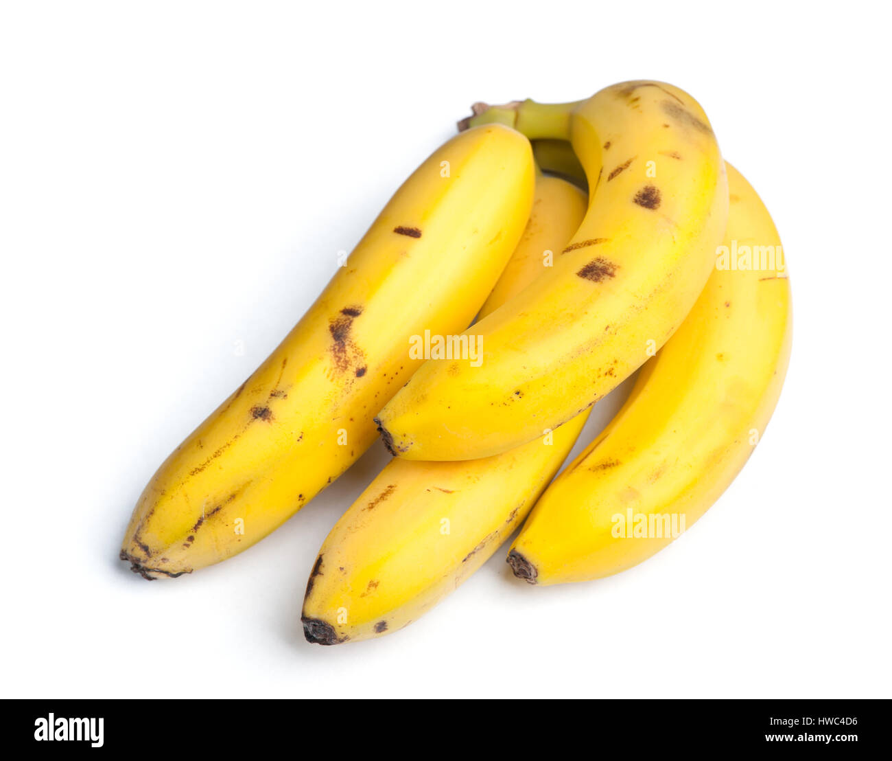 Rotten bananas isolated on white background Stock Photo - Alamy