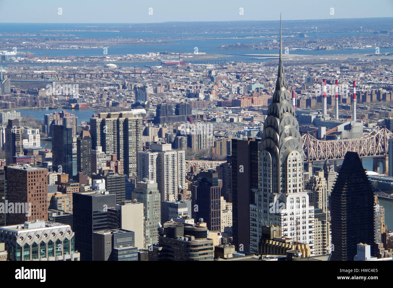 Aerial view of Manhattan, New York City. USA Stock Photo - Alamy