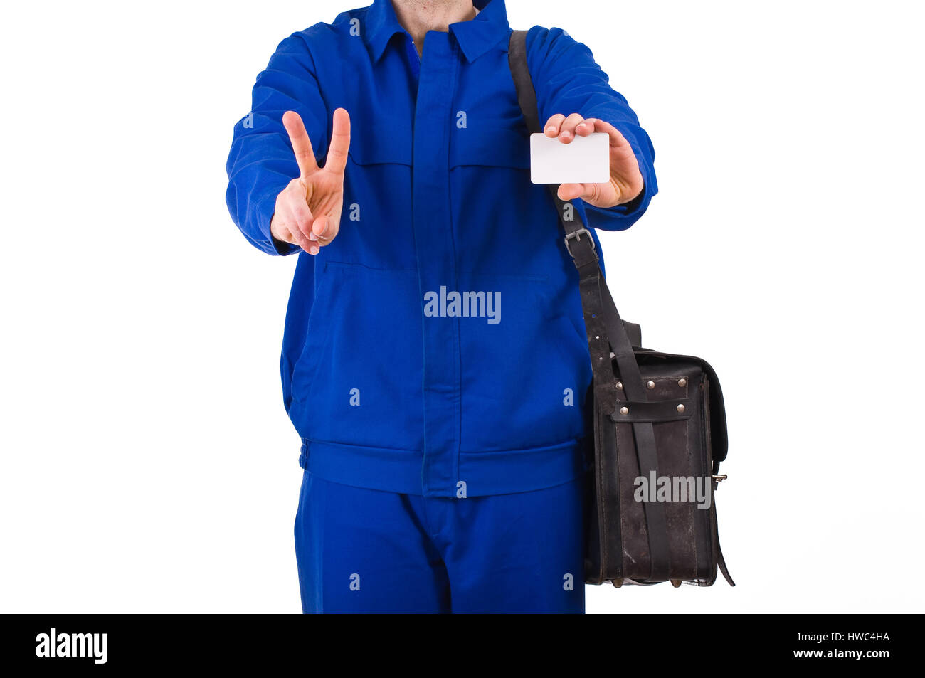 Blue collar worker Stock Photo - Alamy