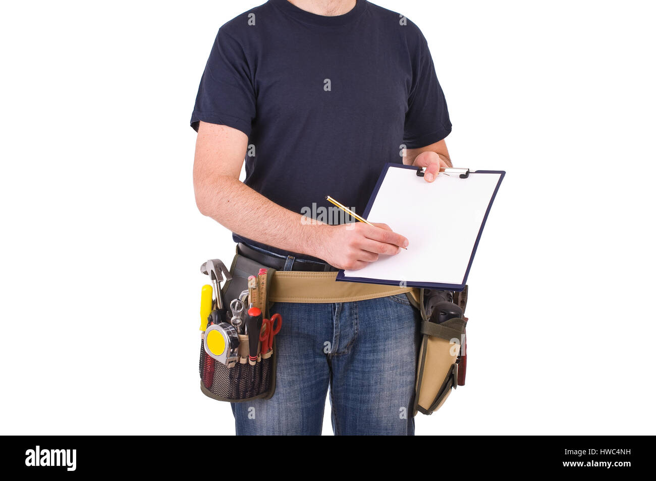 Blue collar worker Stock Photo - Alamy
