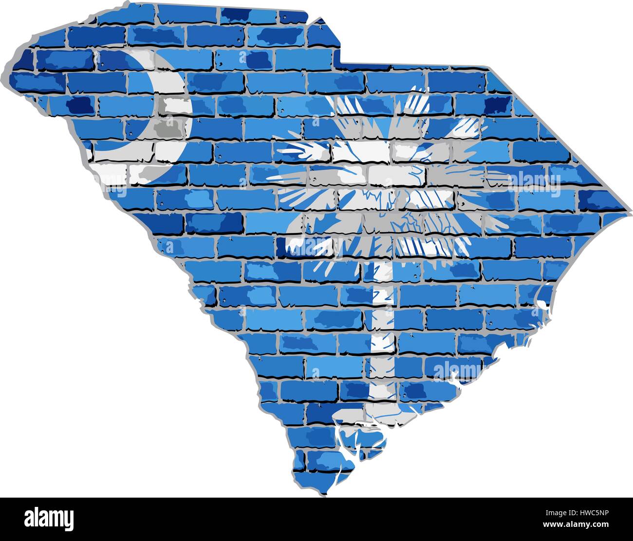 South carolina map Stock Vector Images - Alamy
