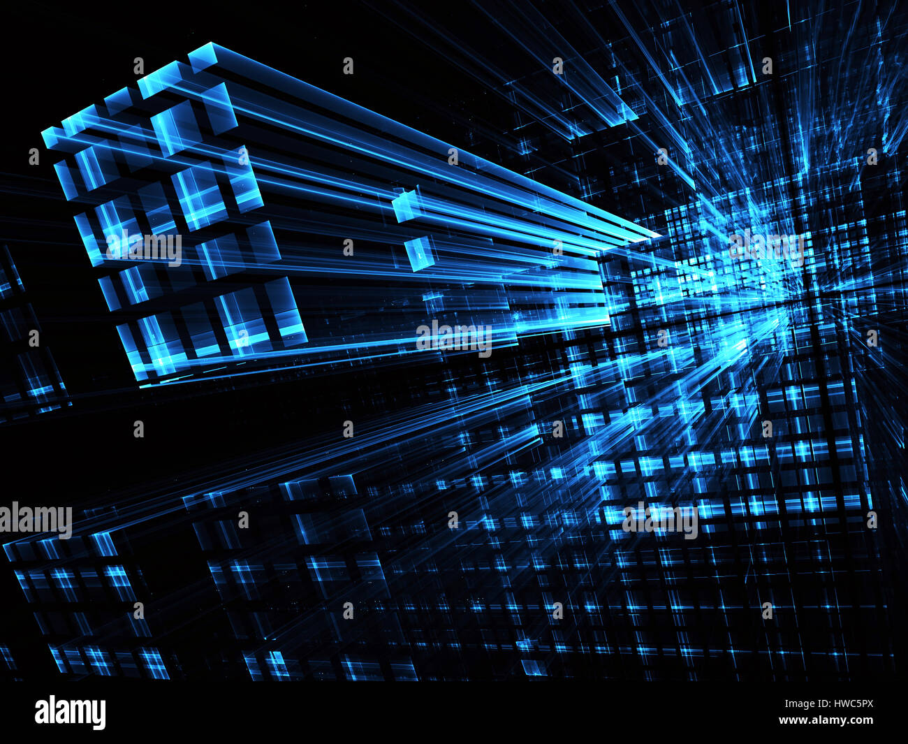 Abstract technology illustration Stock Photo - Alamy
