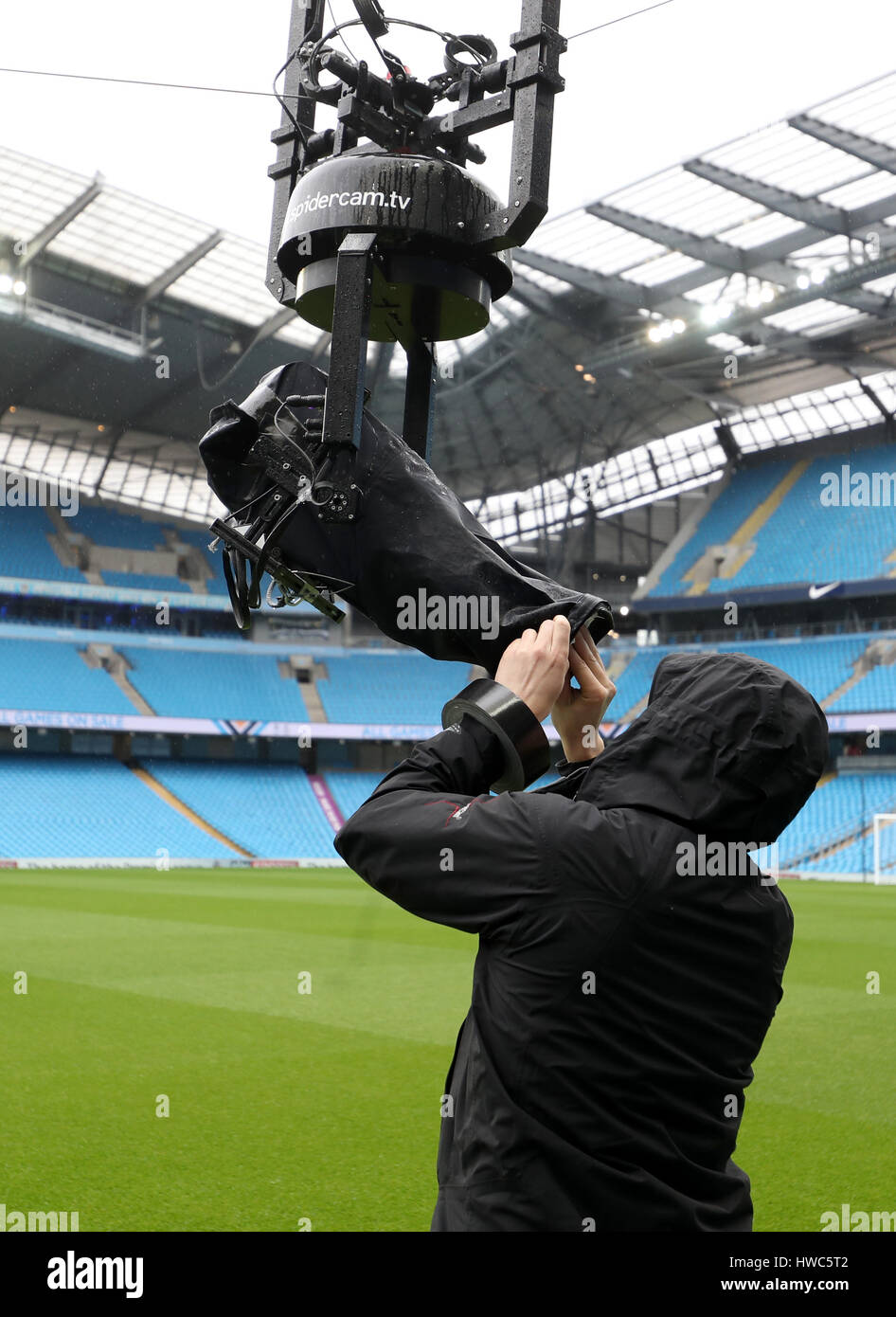 Spidercam premier league hi-res stock photography and images - Alamy