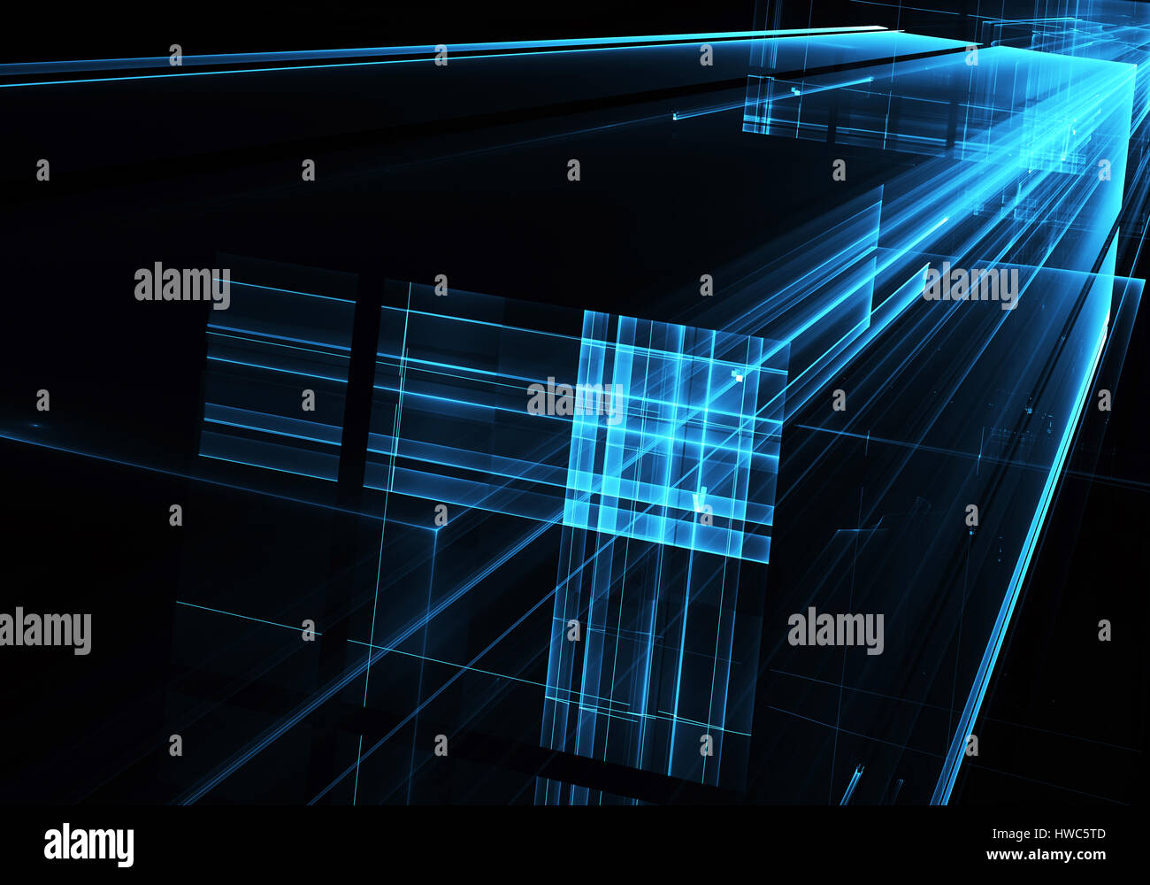 Abstract technology illustration Stock Photo - Alamy