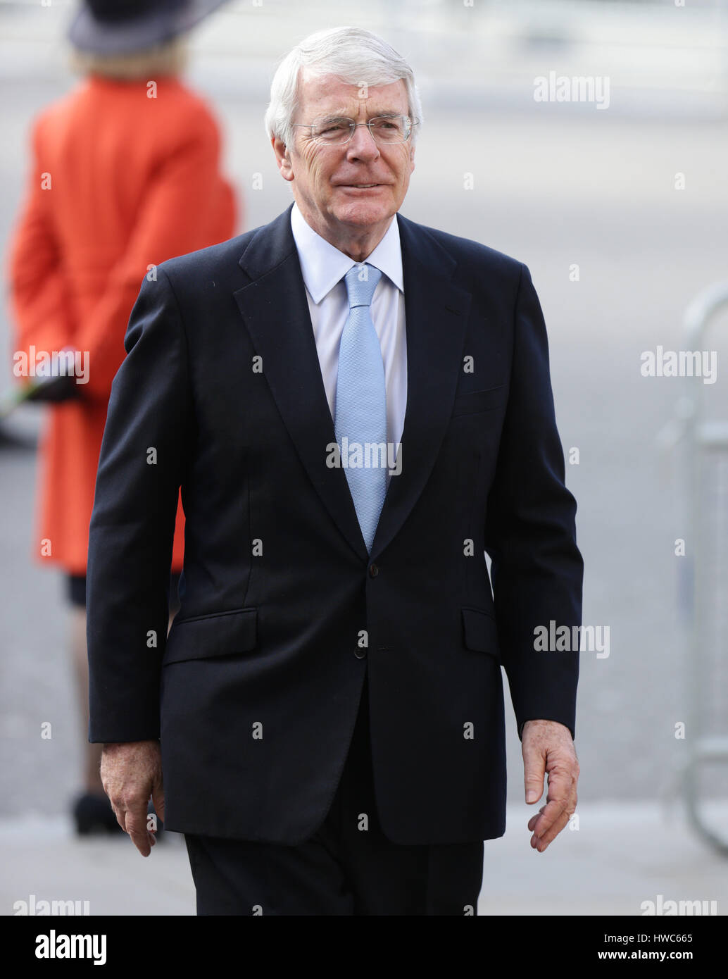 Former British Prime Minister Sir John Major attending the Commonwealth ...