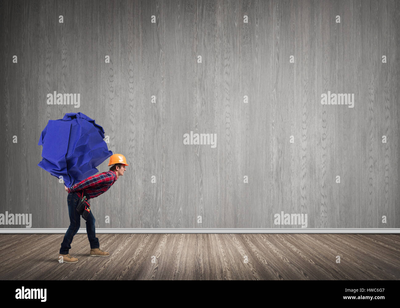 Engineer man carry load hi-res stock photography and images - Alamy