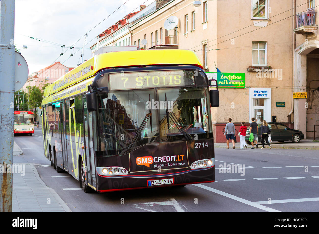 Trolley bus trolleybus transport hi-res stock photography and images ...