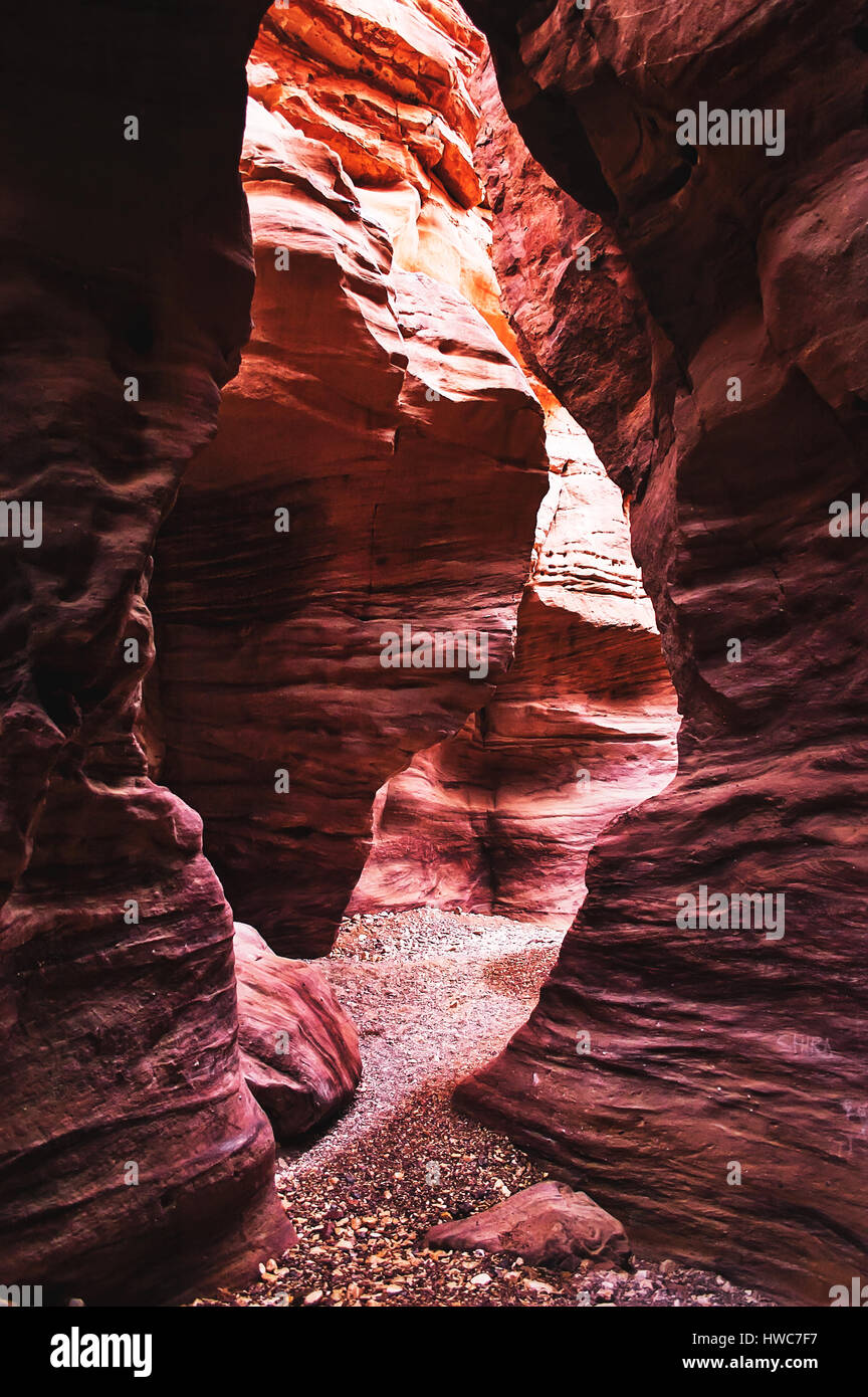 Giant rocks in Red canyon in mountains of Eilat, Israel Stock Photo - Alamy
