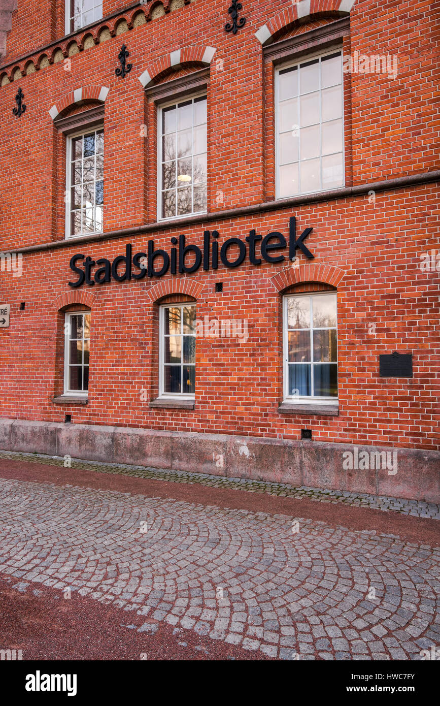 MALMO, SWEDEN - MARCH 07, 2017: Malmo City Library (in Swedish: Malmo ...