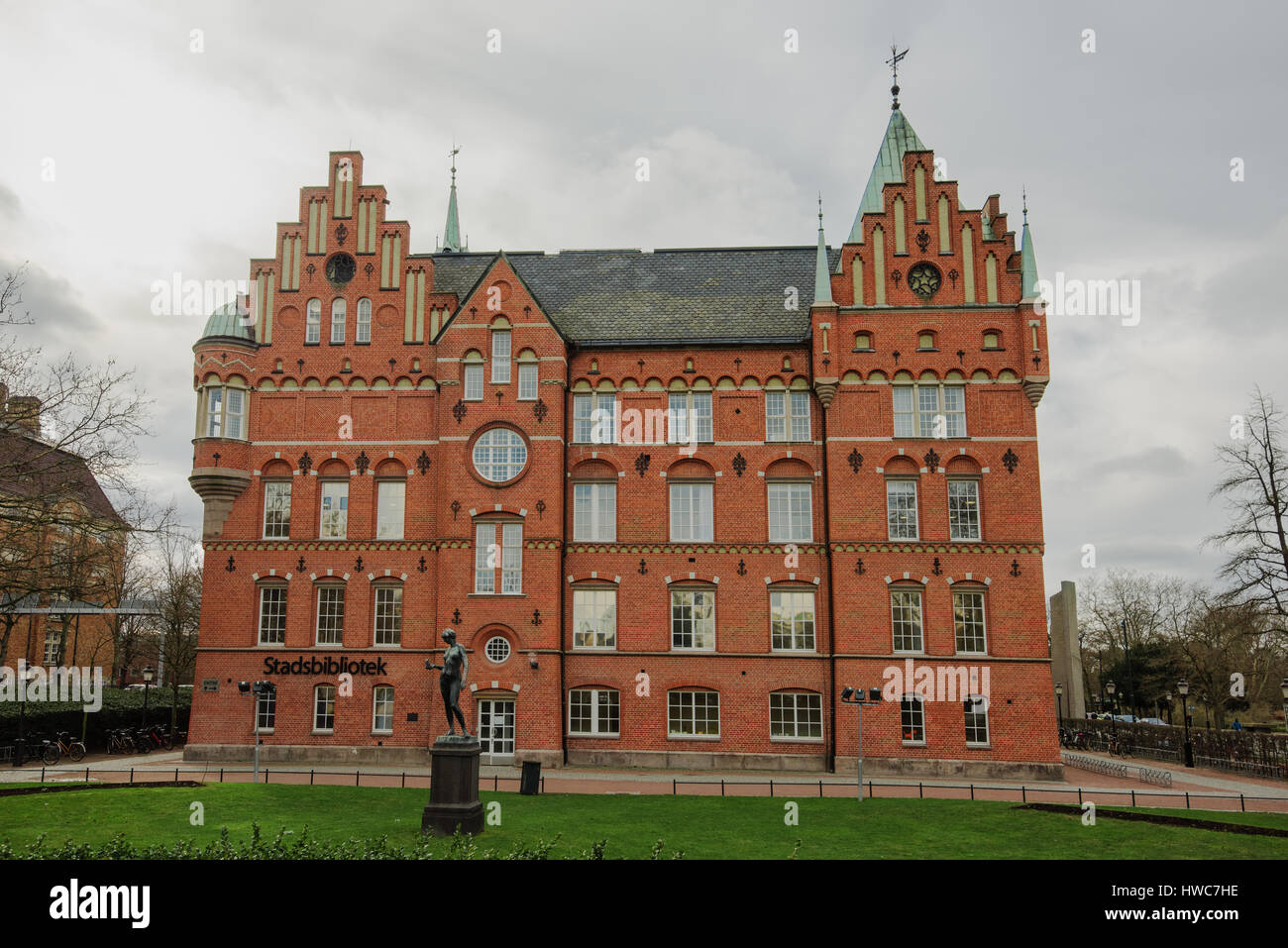 MALMO, SWEDEN - MARCH 12, 2017: Malmo City Library (in Swedish: Malmo ...