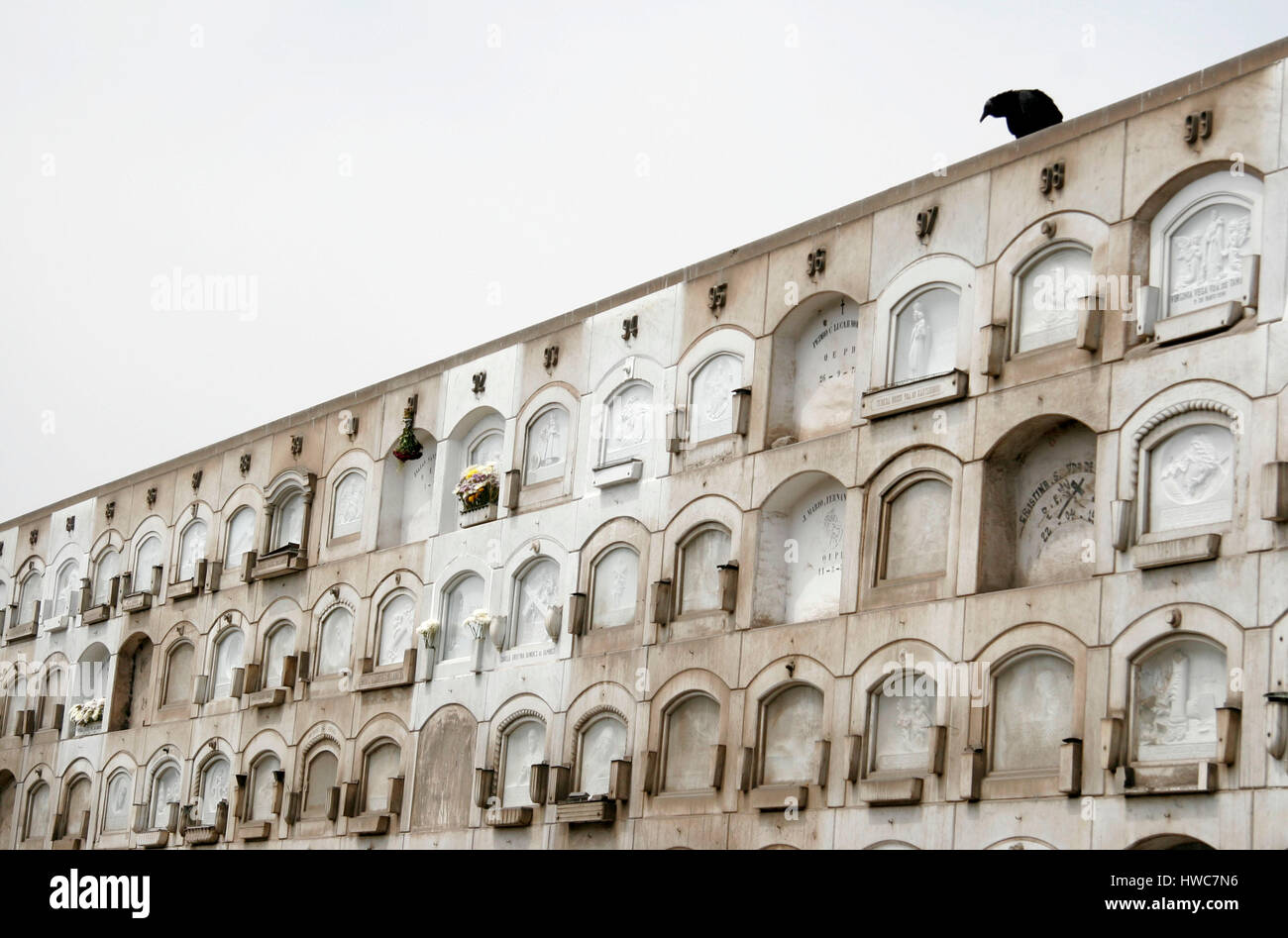 The city cemetery in Lima, Peru on November 5, 2005. Photo credit ...
