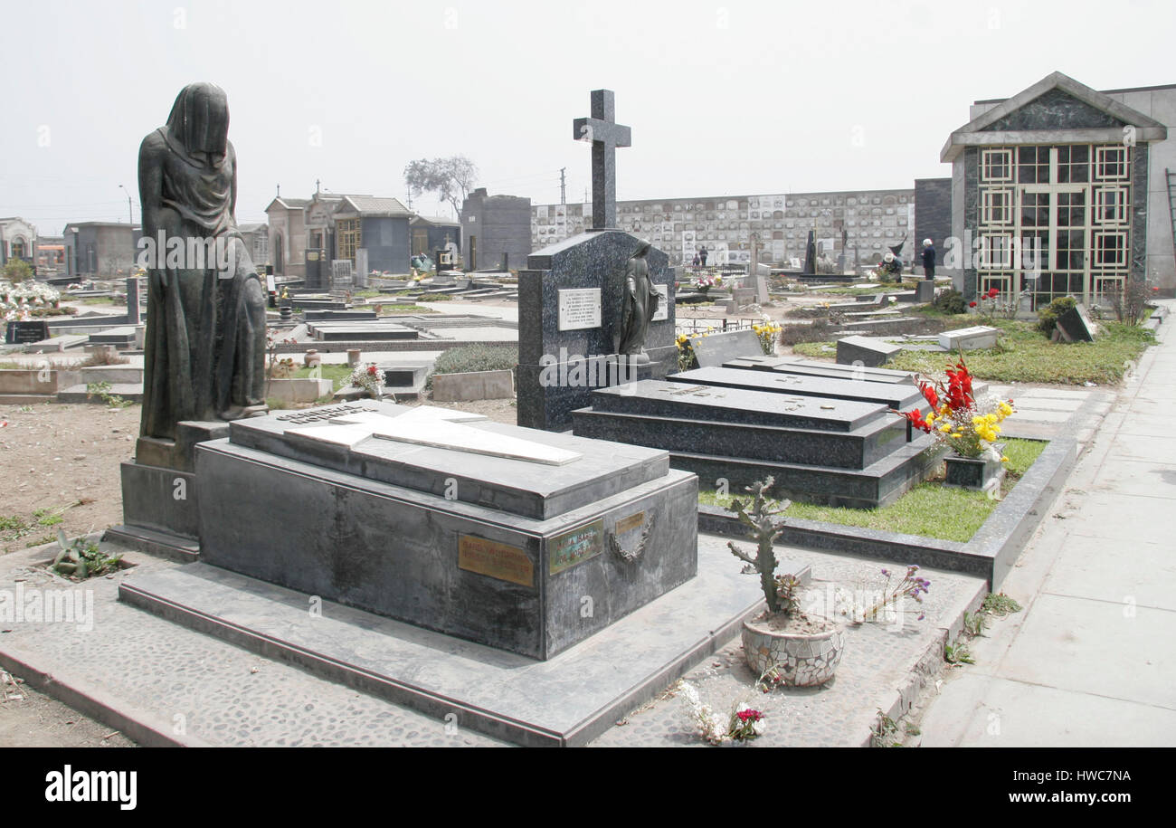 The city cemetery in Lima, Peru on November 5, 2005. Photo credit ...