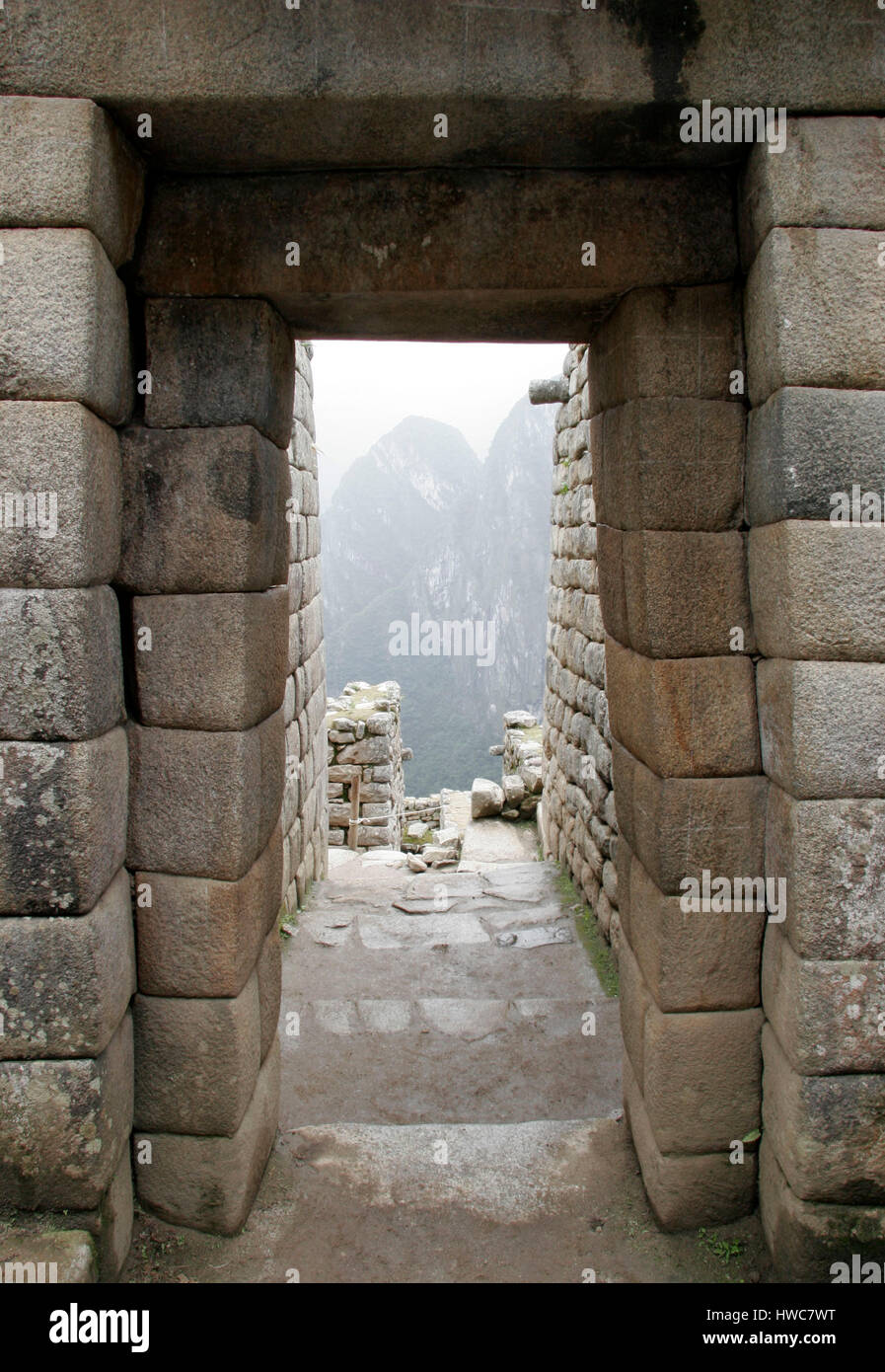 The Incan ruins at Machu Picchu, Peru on November 9, 2005. Photo credit ...