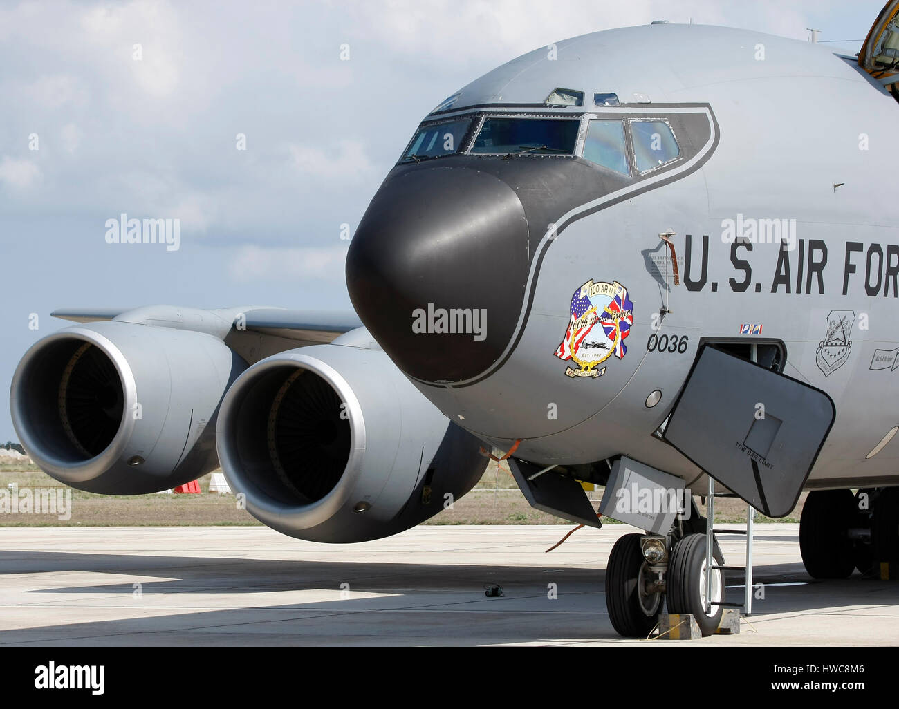 On the ramp in Malta after arriving from Mildenhall for the airshow ...
