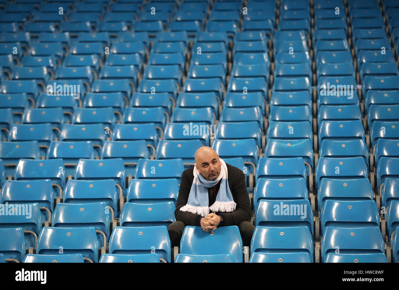 A lone fan in the stands at stadium hi-res stock photography and images ...