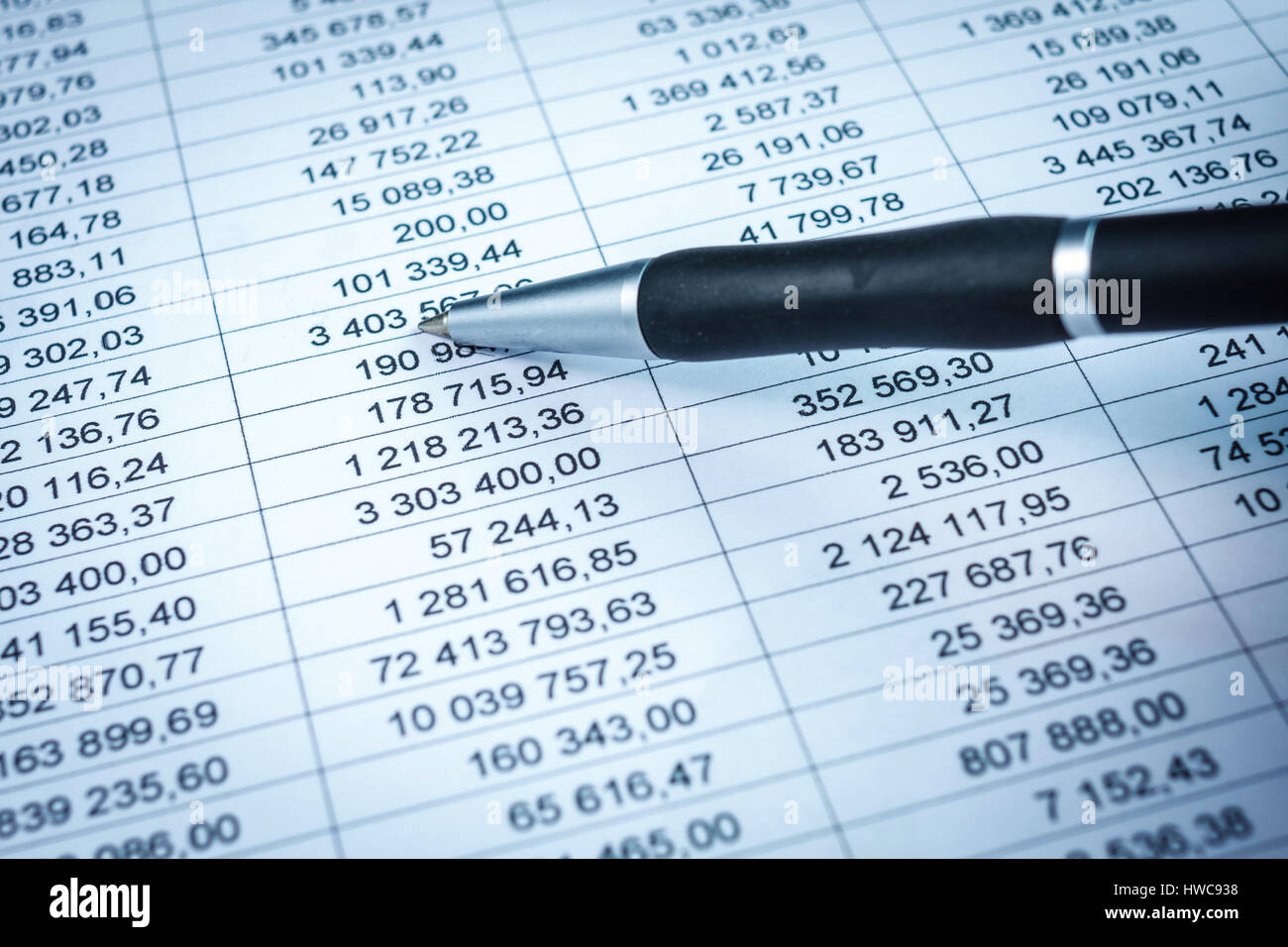 Chart pen calculator showing hi-res stock photography and images - Alamy