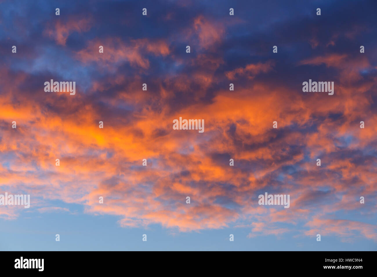 Beautiful colors of the sunset Stock Photo - Alamy