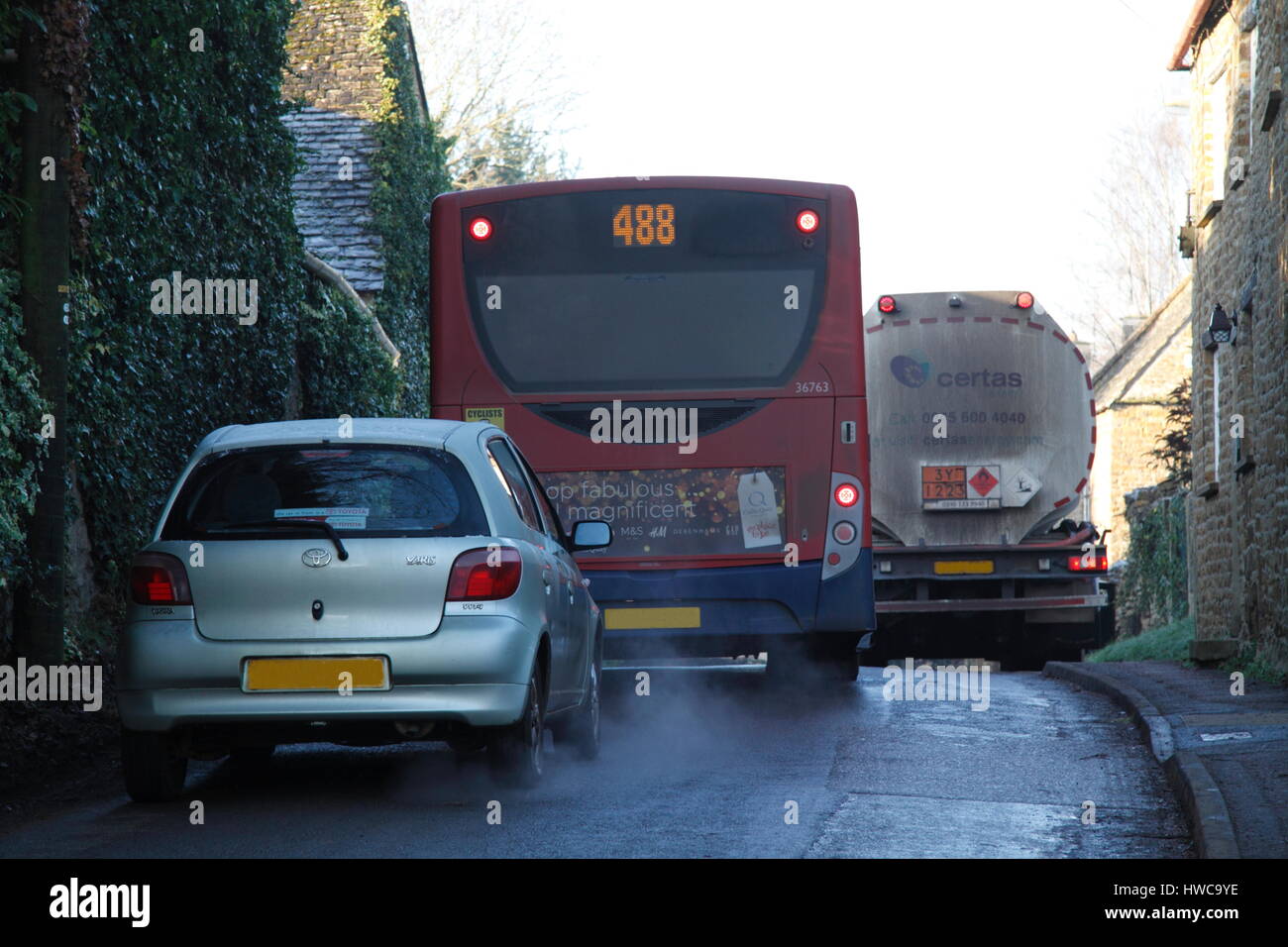 traffic jam with various vehicles Stock Photo - Alamy