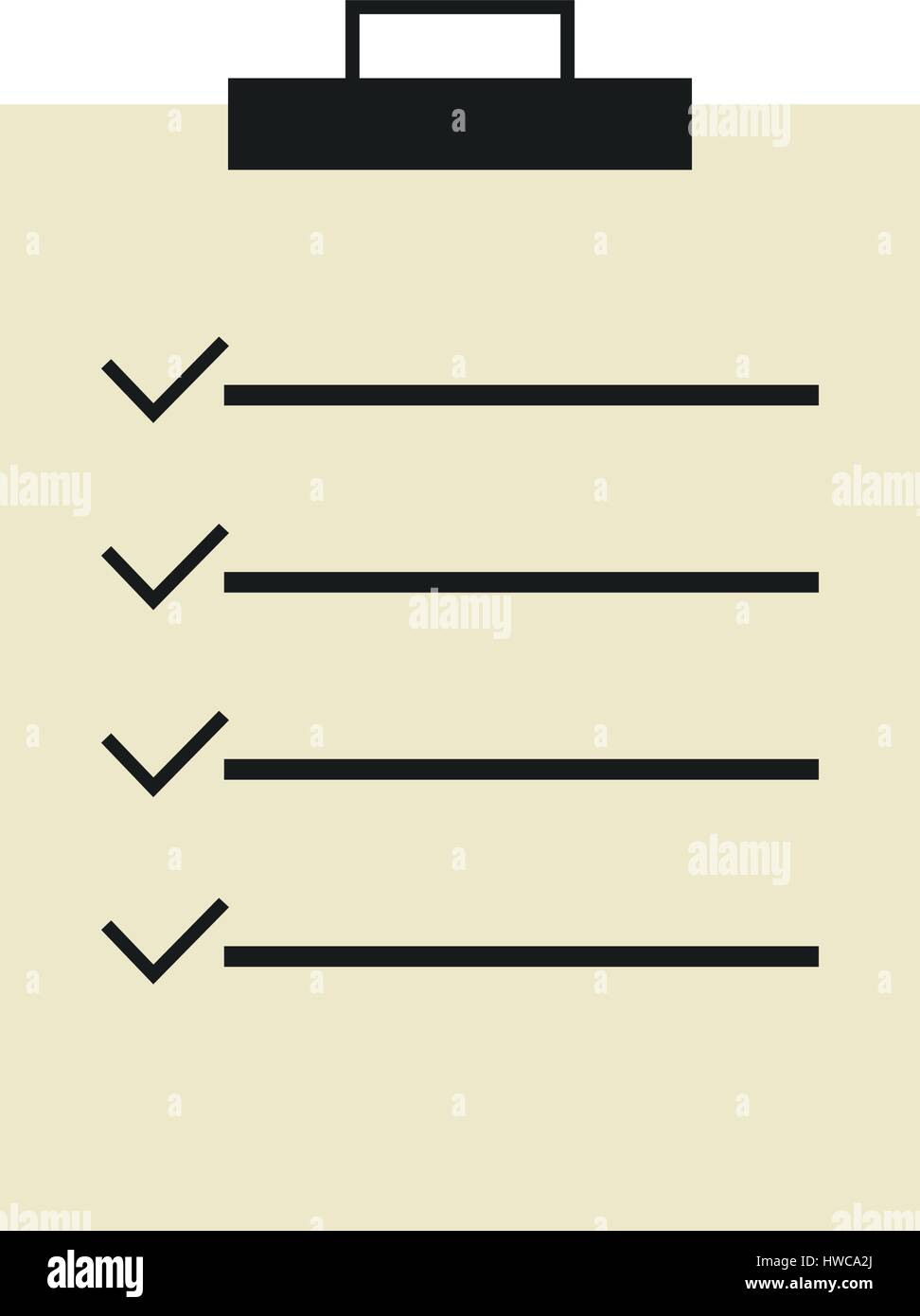 checklist icon illustrated on a white background in vector Stock Vector ...