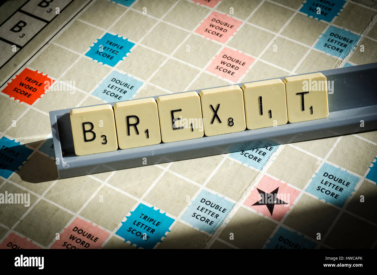 Scrabble Letters Spelling out Brexit Stock Photo - Alamy Scrabble Letters Spelling out Brexit Stock Photo - Alamy
