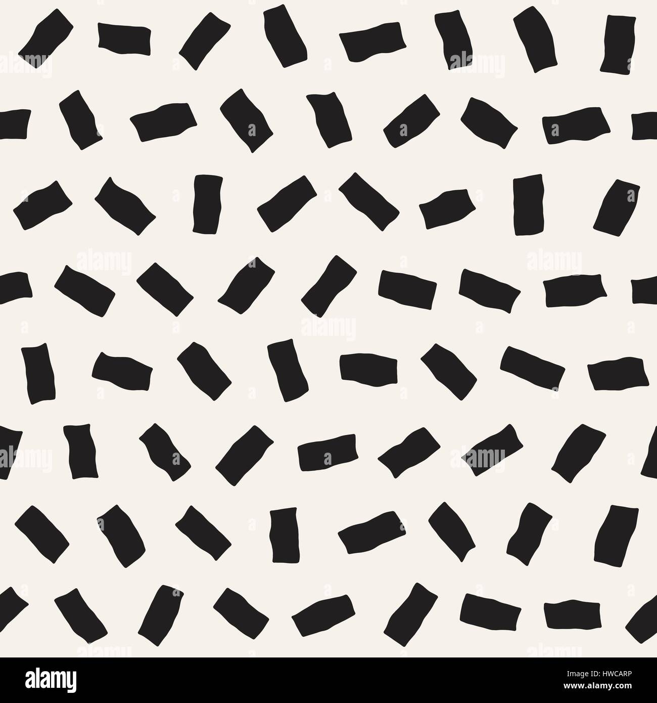 Vector Seamless Pattern. Abstract Background With Scattered Geometric ...