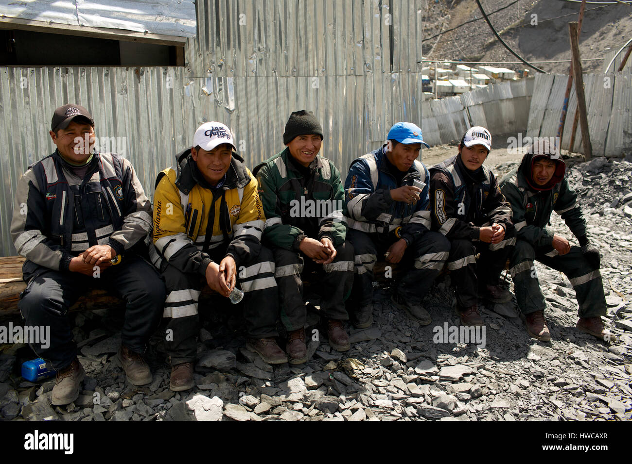 La Rinconada, a gold mining town in the Andes, Peru. Located at over ...