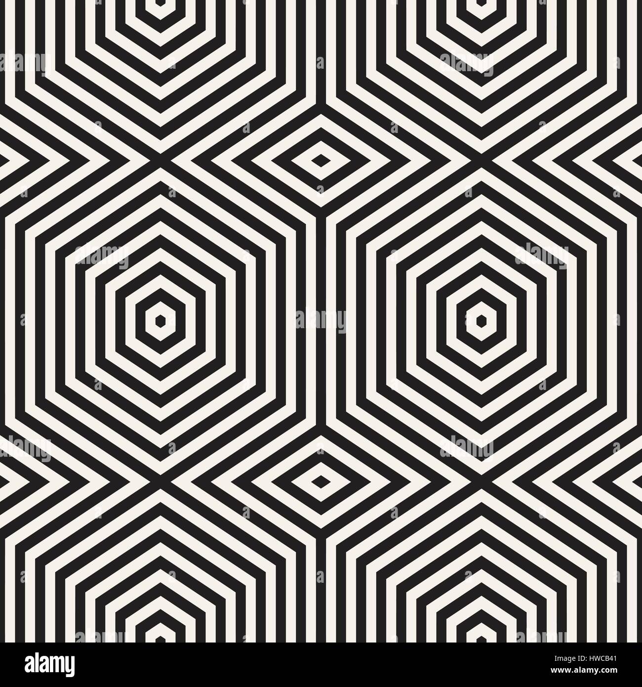Vector Seamless Pattern. Repeating Lattice Abstract Background. Linear Grid From Striped ...