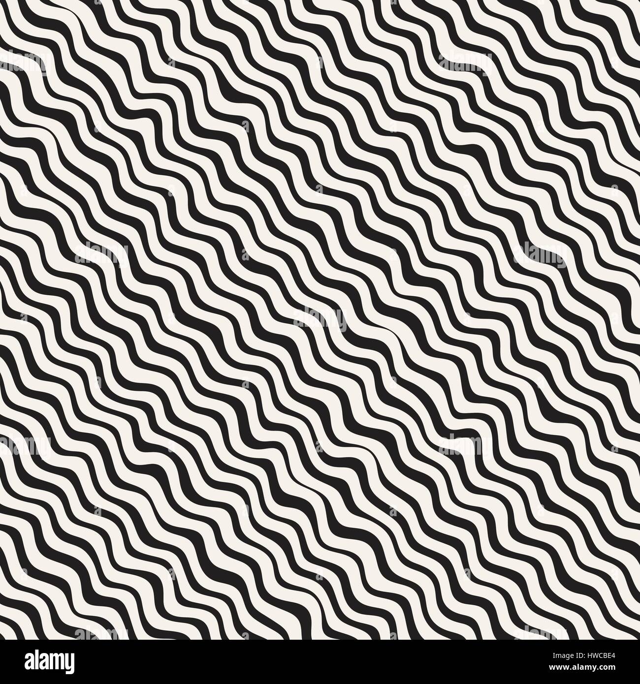 Wavy Ripple Hand Drawn Lines. Abstract Geometric Background Design ...