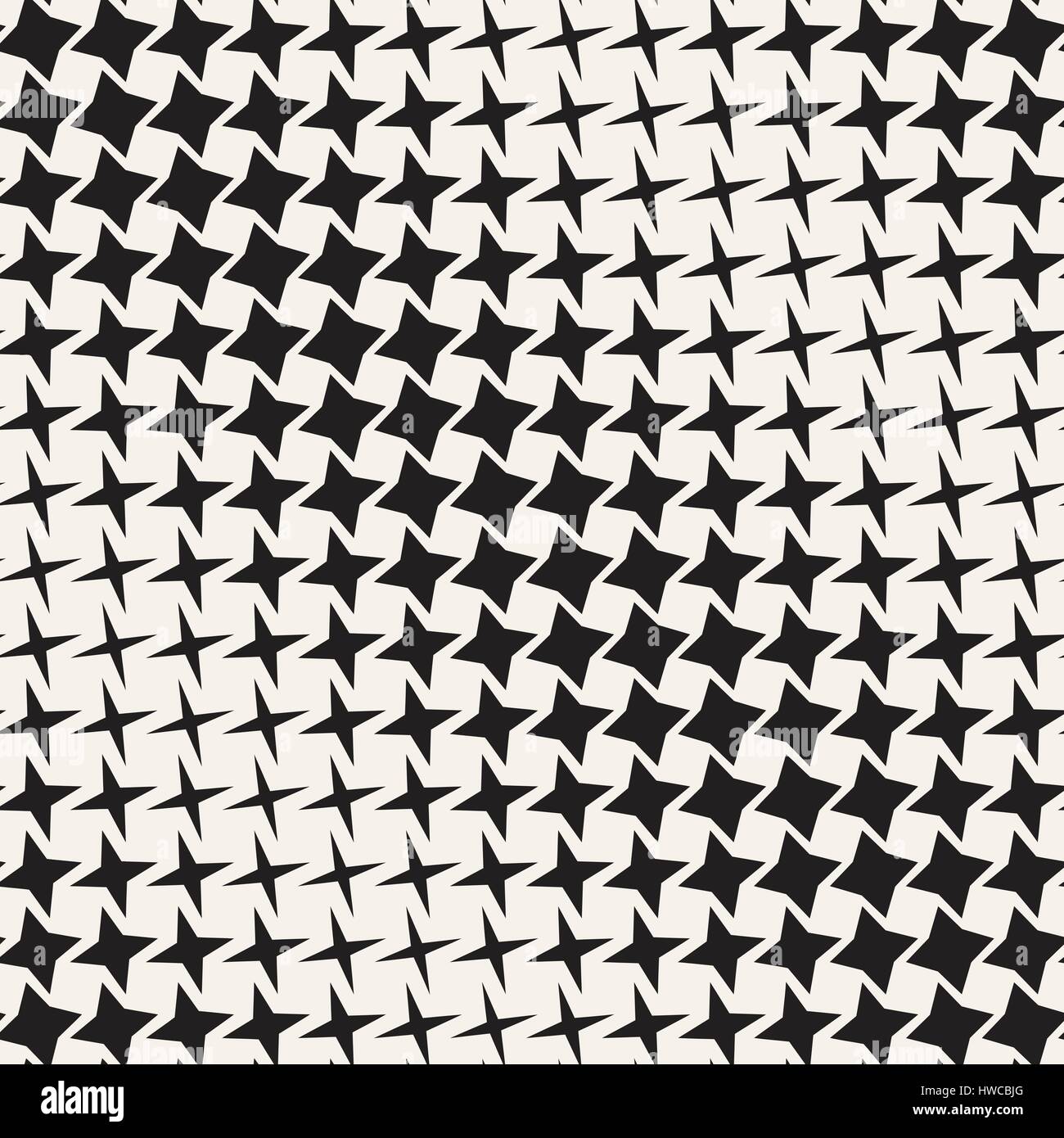 Geometric Seamless Star Shapes Pattern. Halftone Gradient Effect ...