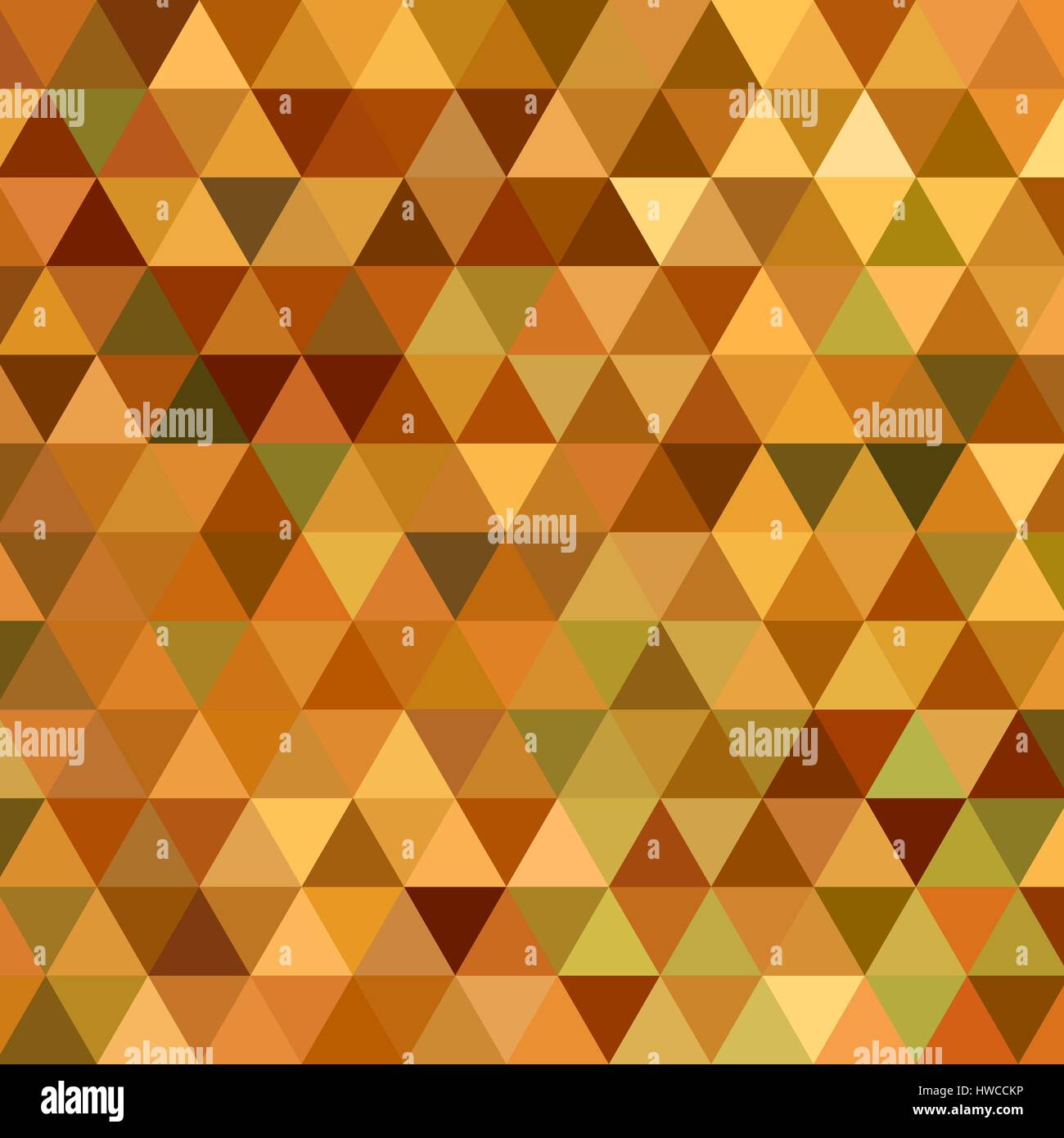 abstract vector geometric triangle background - orange and brown Stock ...