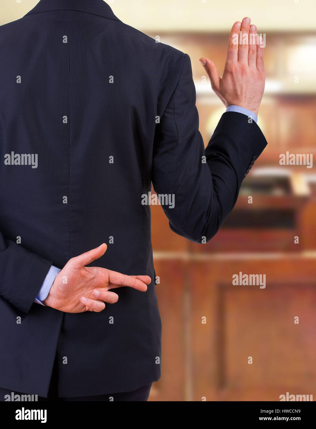 Crossed fingers oath hi-res stock photography and images - Alamy