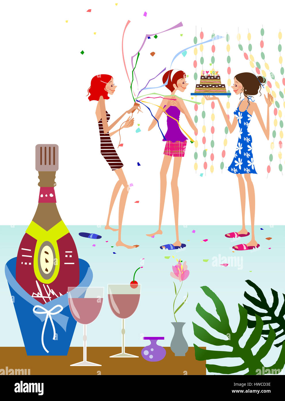 adults only,barefoot,birthday,birthday cake,birthday party,bottle ...