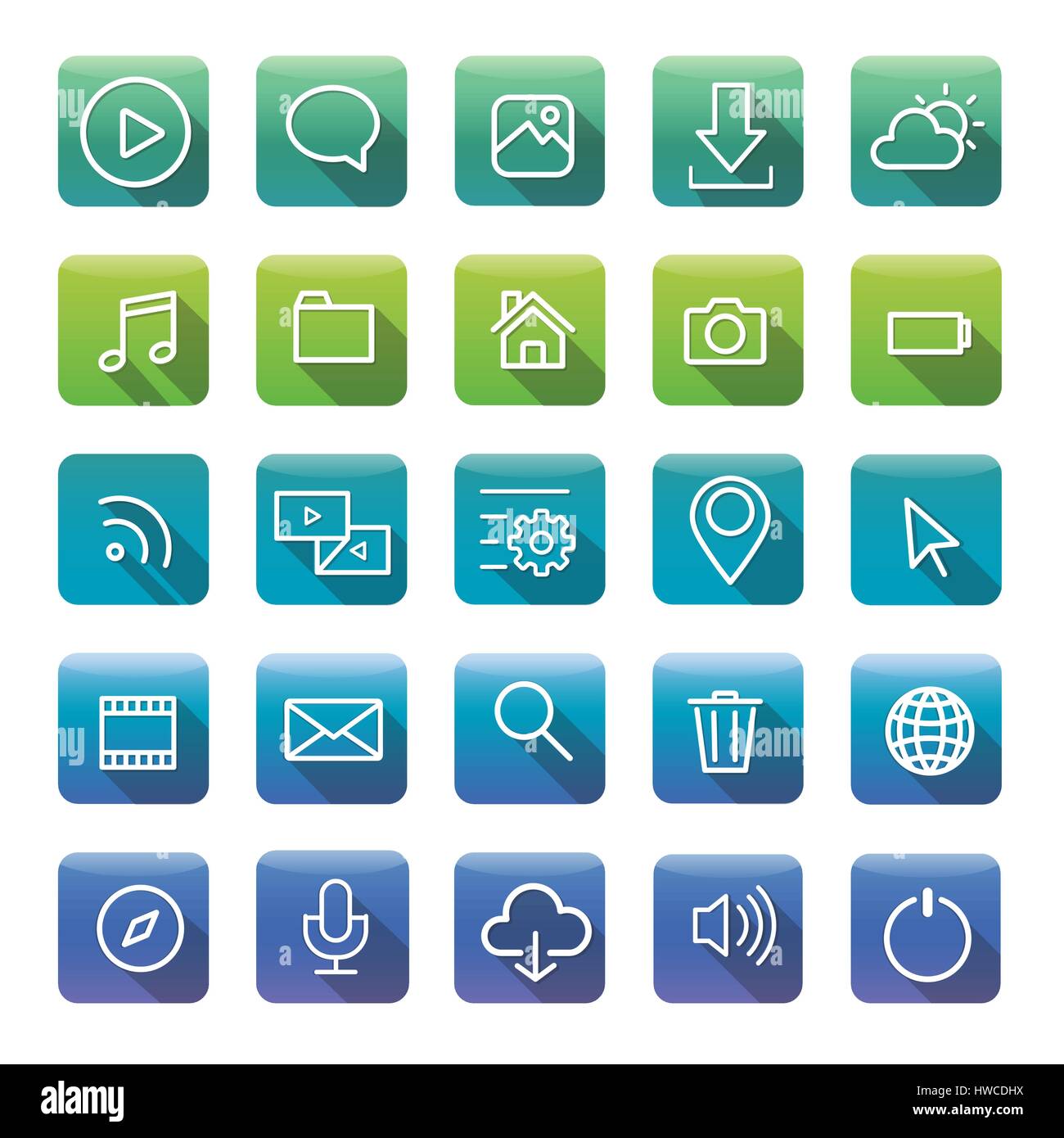 Digital device icon Cut Out Stock Images & Pictures - Alamy