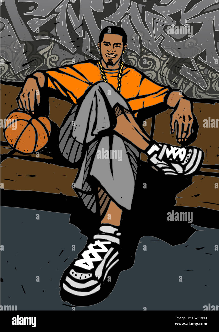 Cool Basketball Player Drawings