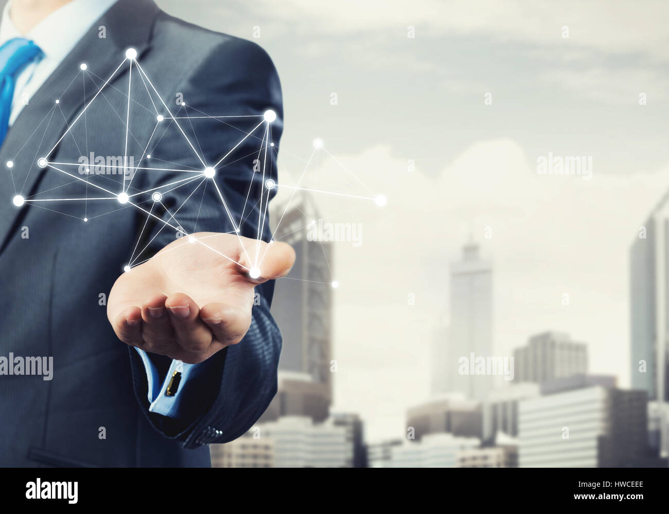 Presenting connection and interaction concept Stock Photo - Alamy