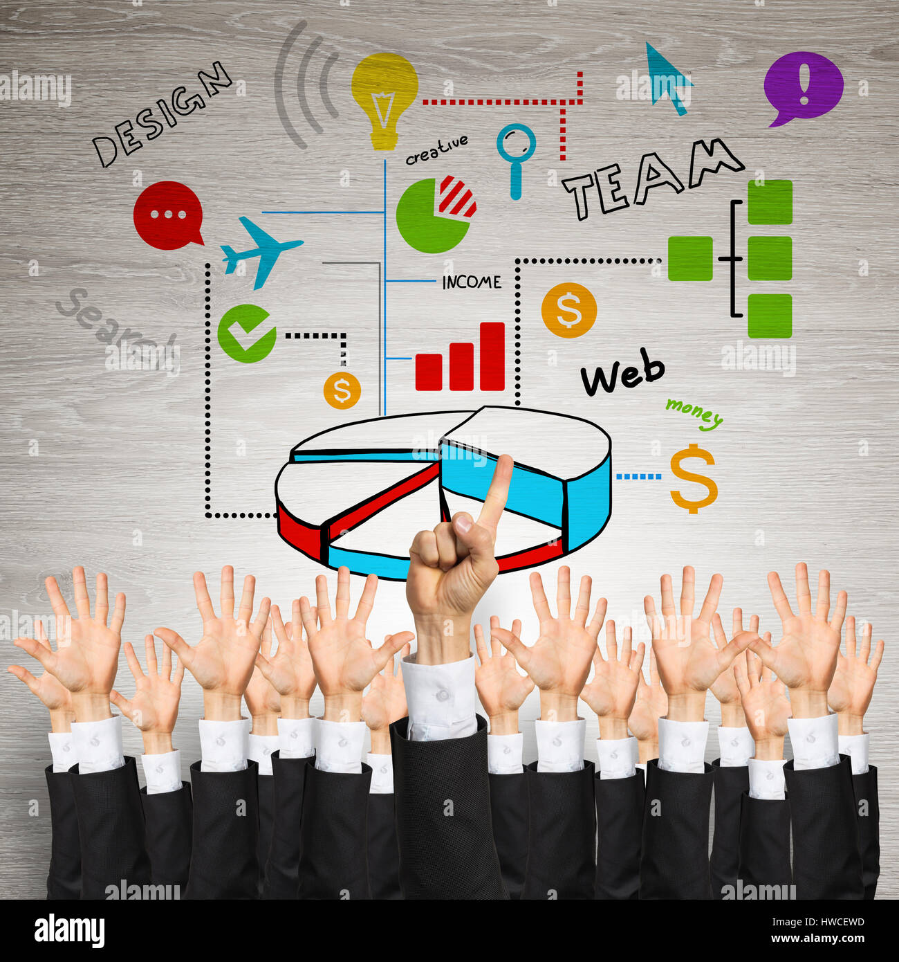 Business and teamwork concept Stock Photo - Alamy