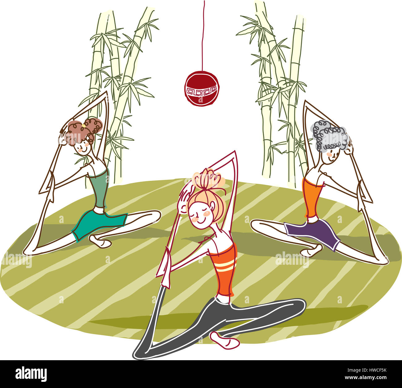 aerobics,agility,arms raised,art,barefoot,color image,concepts ...