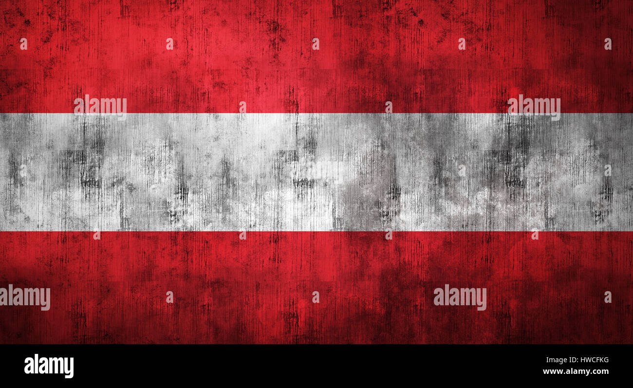 Grunge crumpled Austria flag. 3d rendering Stock Photo - Alamy