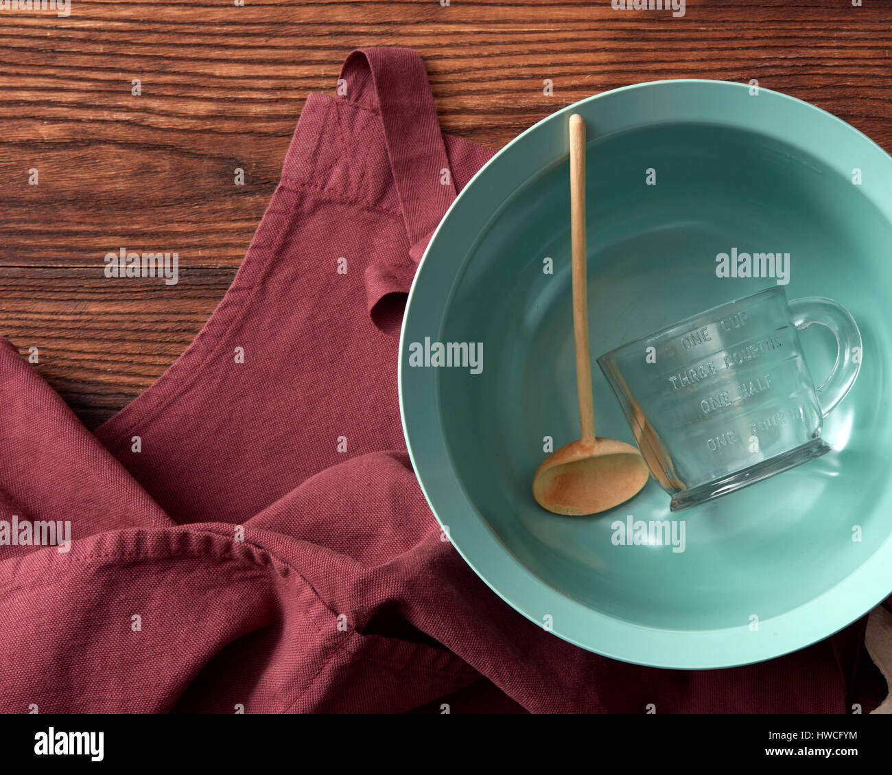 kitchen devices and apron Stock Photo - Alamy
