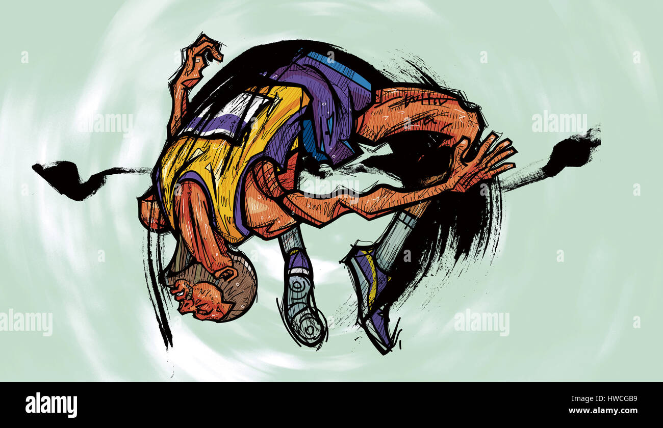 acrobatic activity,agility,art,balance,color image,colored background ...