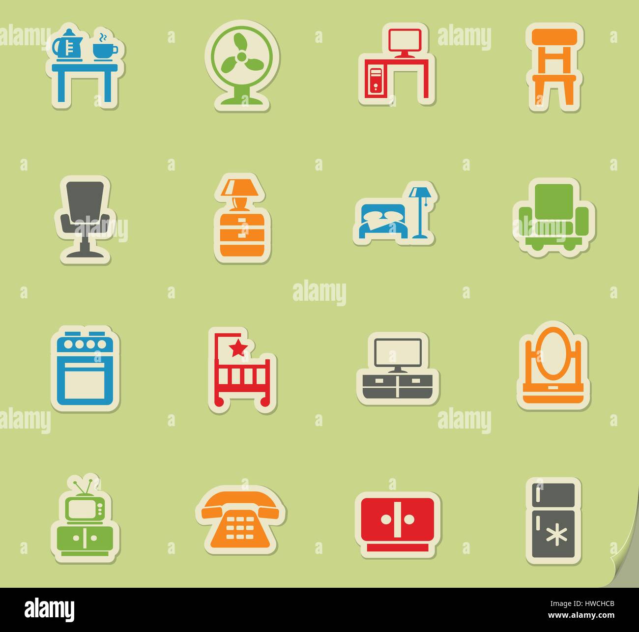 Furniture applique Stock Vector Images - Alamy