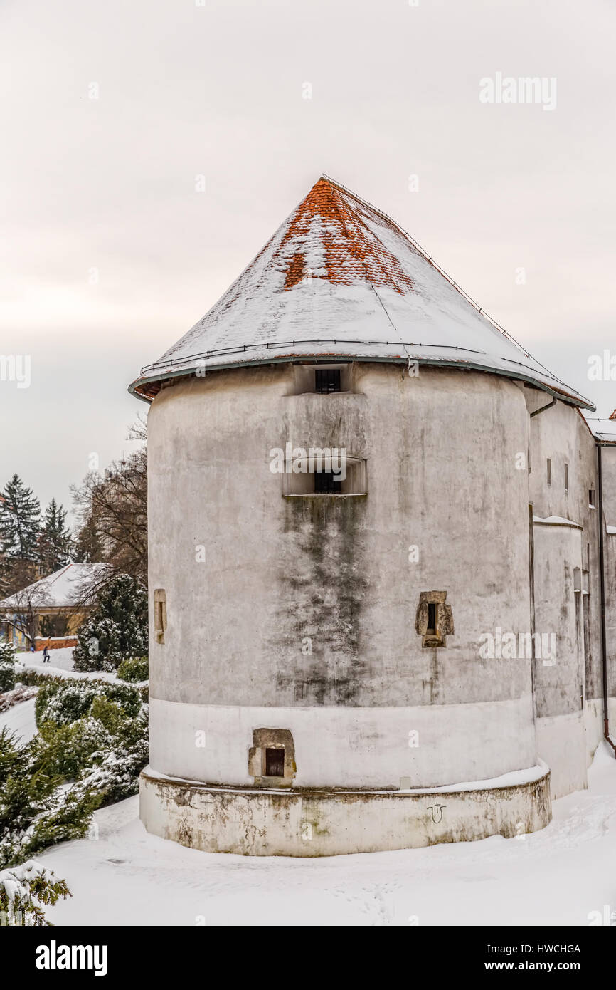 Varazdin Old Town and Castle Stock Photo - Alamy