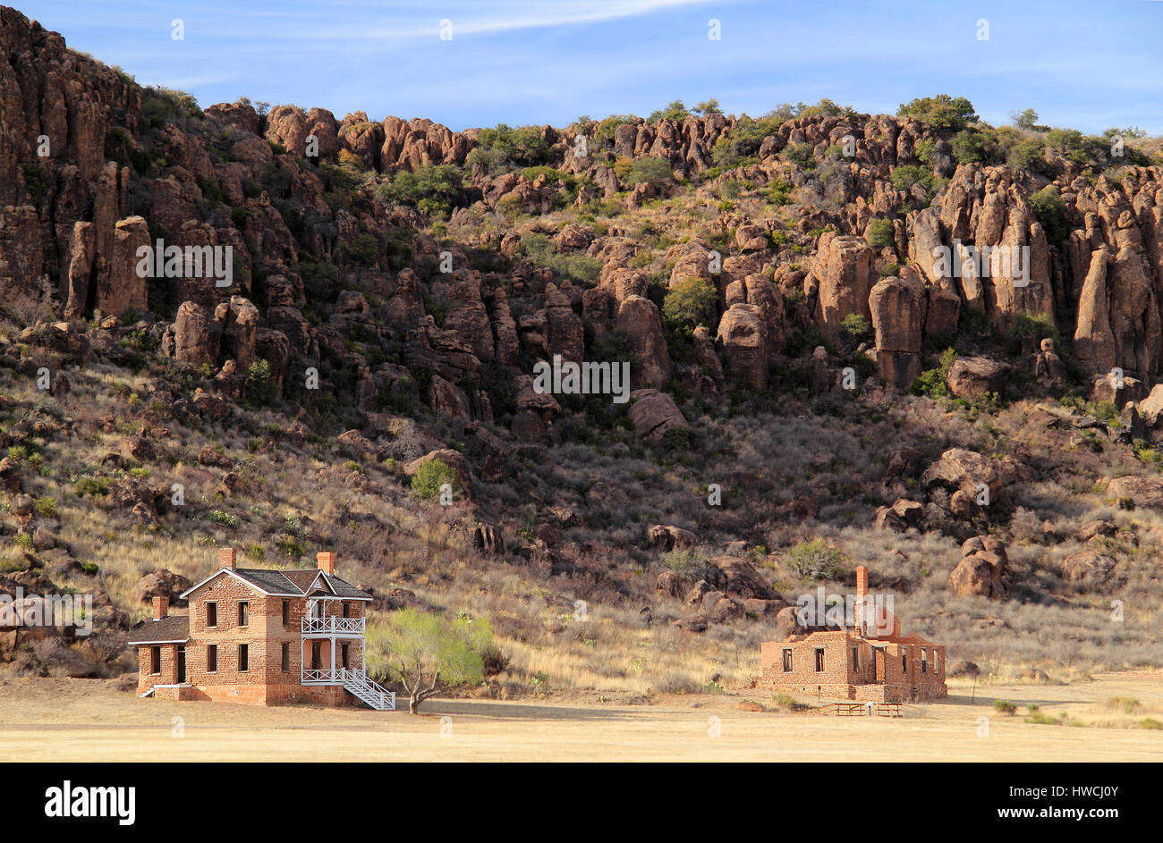 Fort Davis National Historic Site in the State of Texas Stock Photo - Alamy