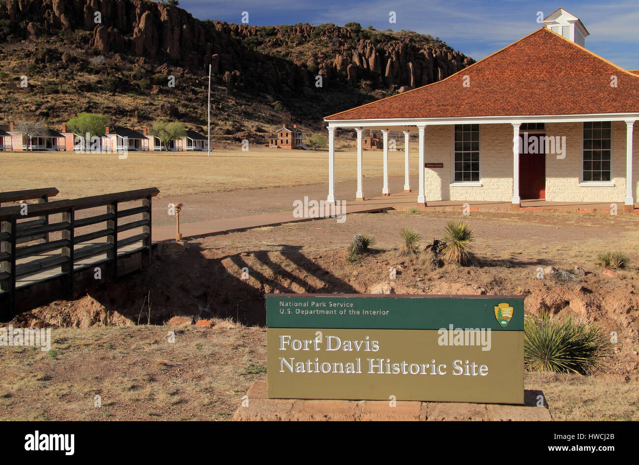 Fort Davis National Historic Site in the State of Texas Stock Photo - Alamy