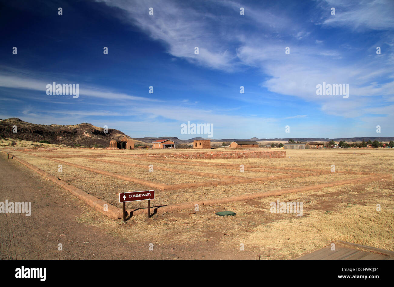 Fort Davis National Historic Site in the State of Texas Stock Photo - Alamy